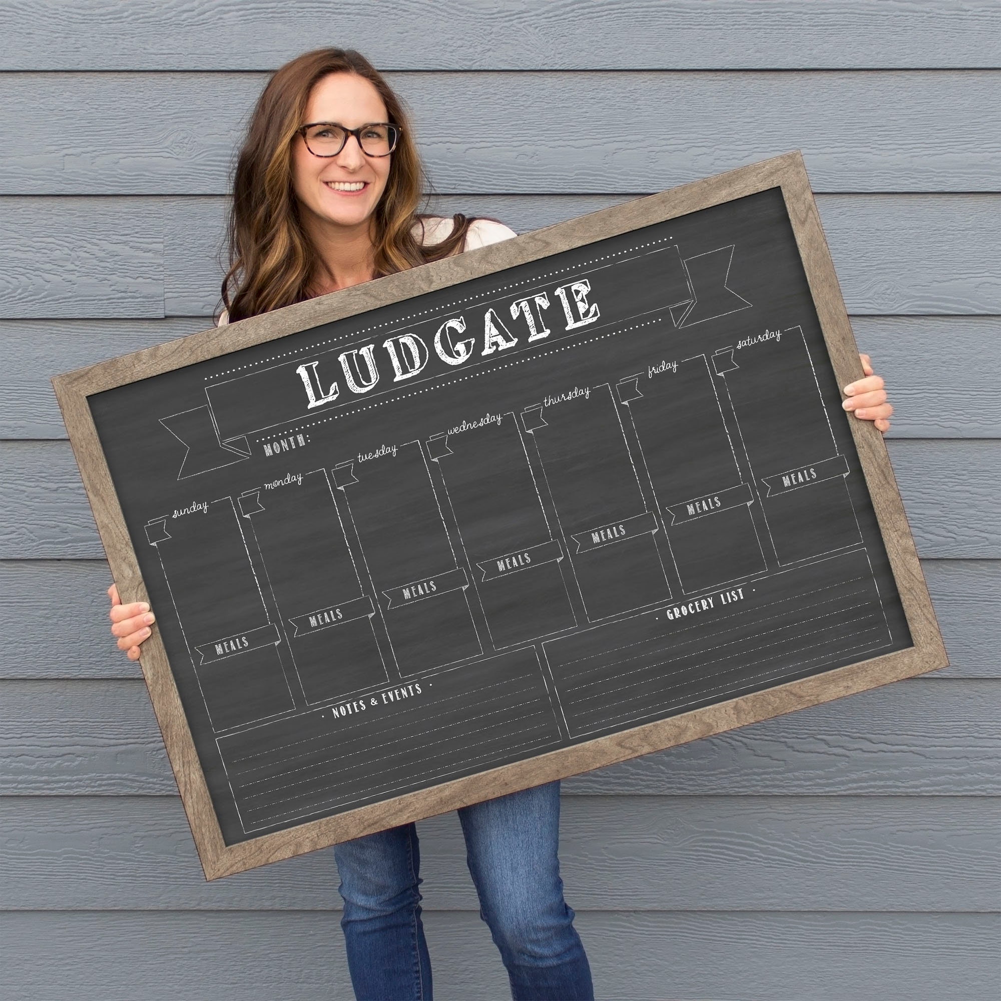 Weekly Schedule Week Calendar 24x36 Calendar Custom - Etsy