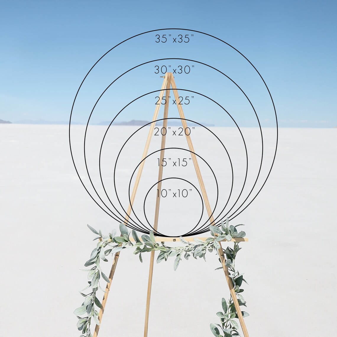 Frosted Acrylic Wedding Sign in Circle Shape for Welcome Reception or ...