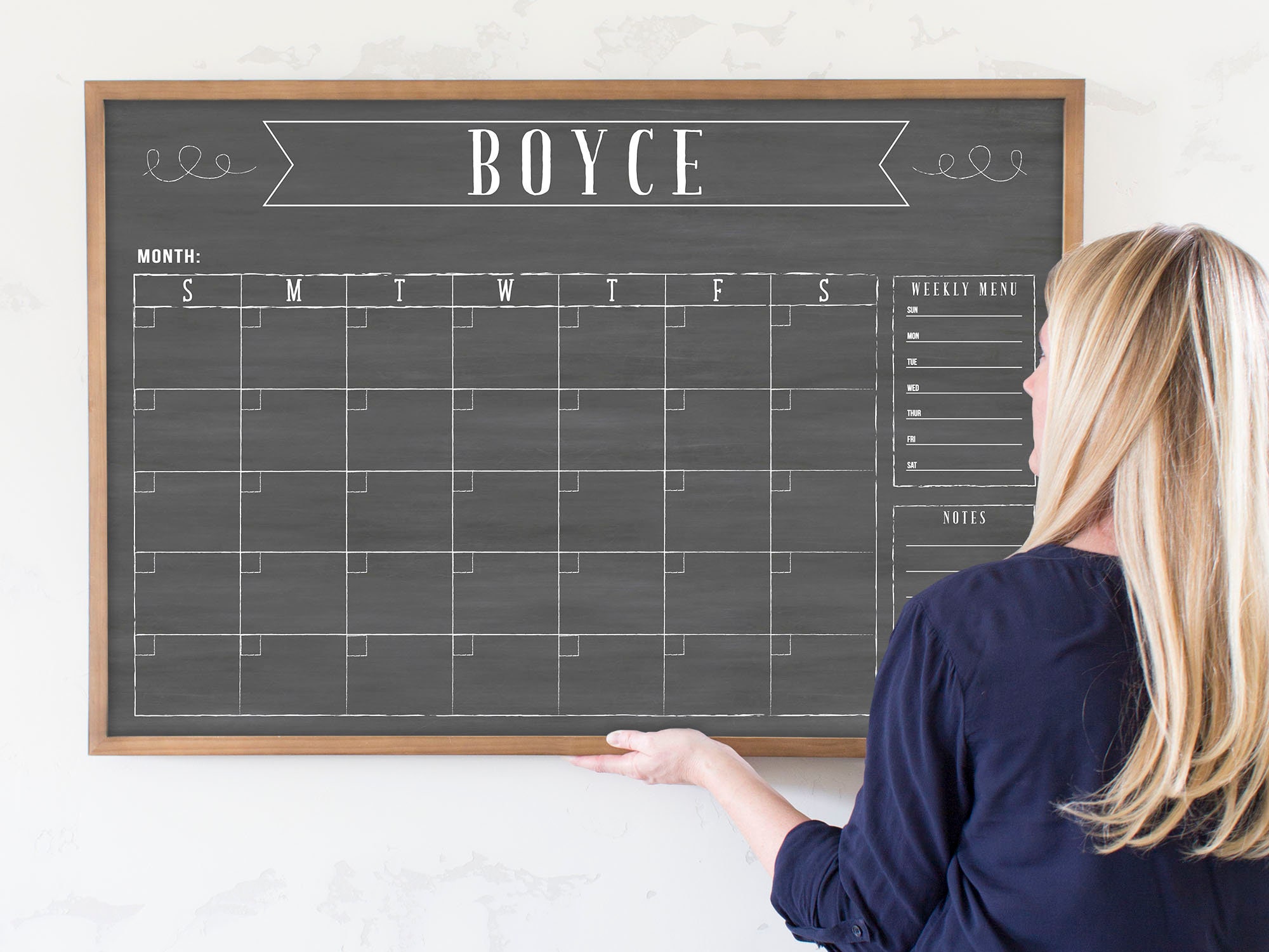 Command Center Calendar Shabby Chic Calendar 2022 Calendar - Etsy