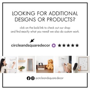 Visual Schedule for Kids on Clear Acrylic Magnetic for Fridge | Daily ...