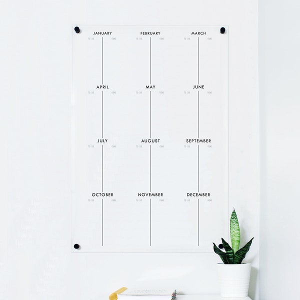 Yearly Wall Planner - Etsy Australia