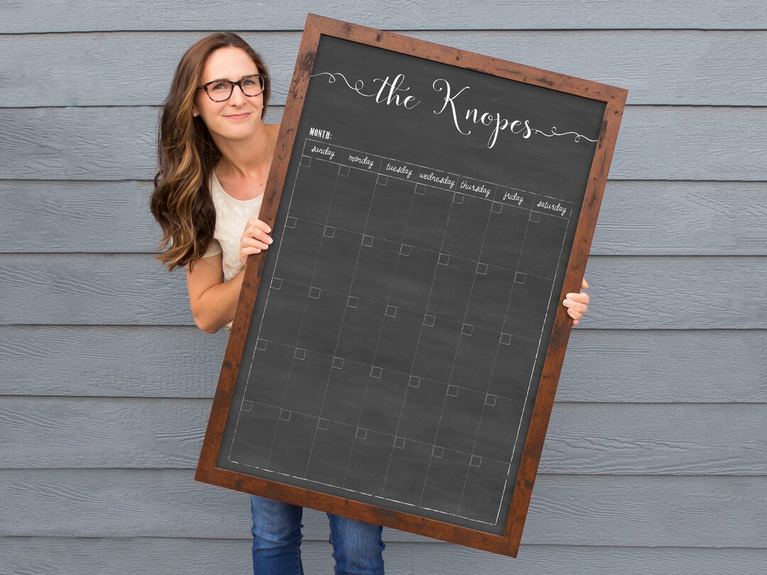 Personalized Calendar Family Calendar 24x36 Calendar - Etsy