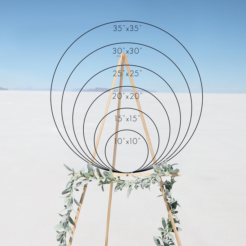 Round Acrylic Wedding Sign Clear Circular Wedding Welcome - Etsy