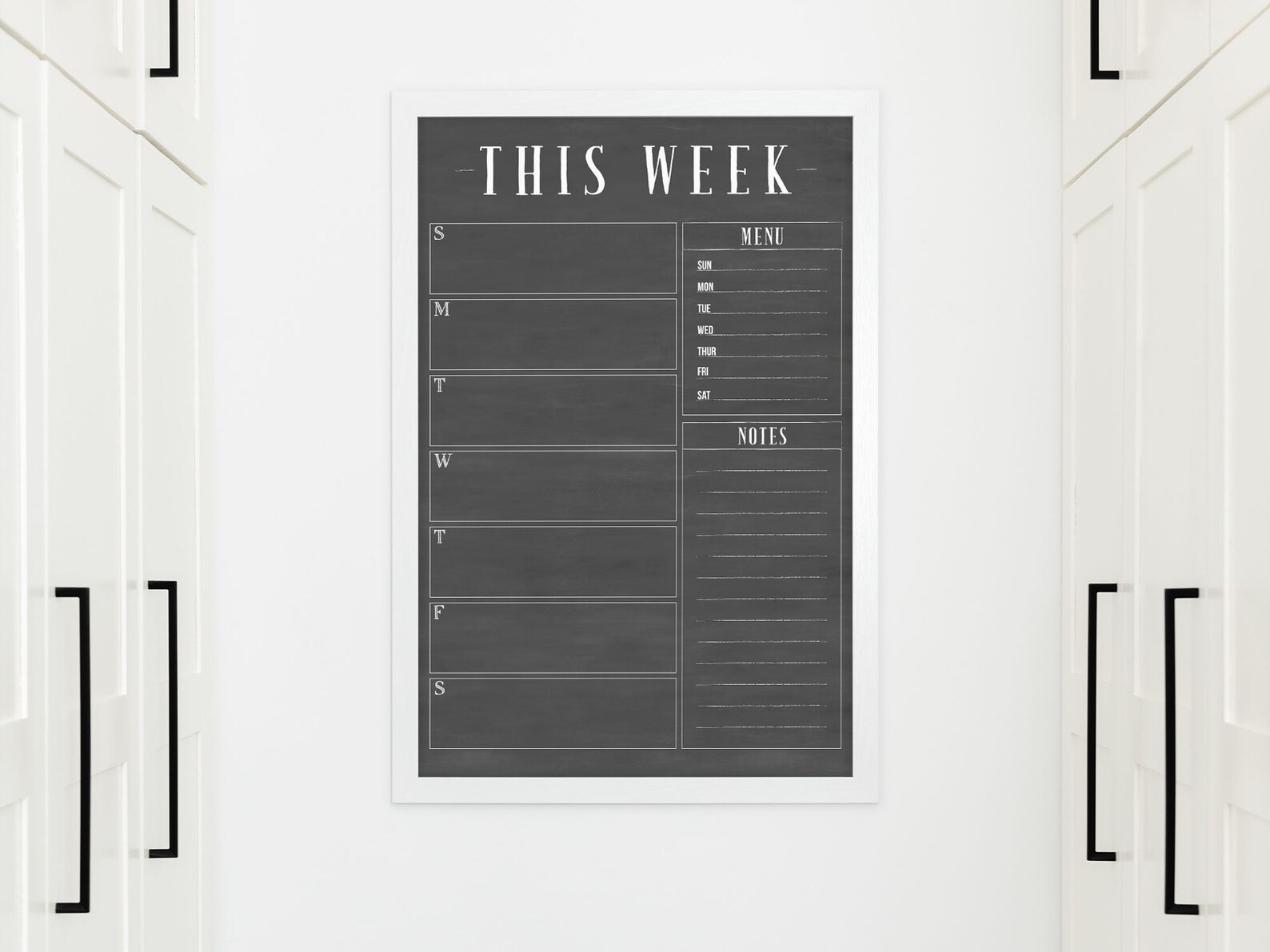 Rustic Large Week Calendar 24x36 Weekly Planner Weekly - Etsy