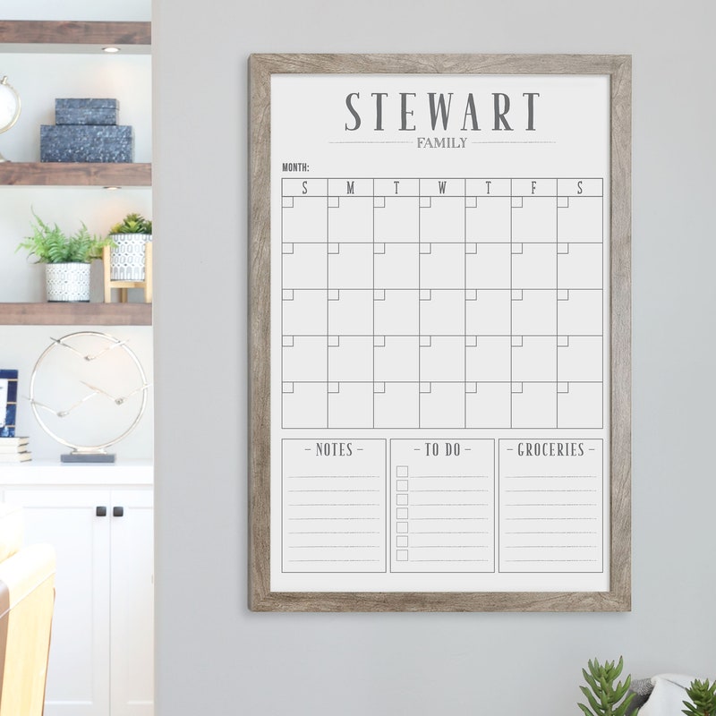 Homeschool Wall Calendar - Etsy