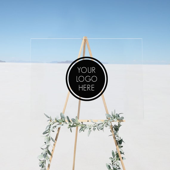 Custom Small Business Add Your Logo Acrylic Sign for Your Shop - Etsy