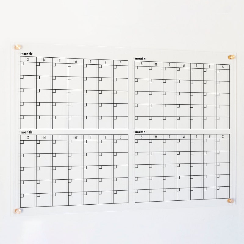 Vinyl Calendar - Etsy