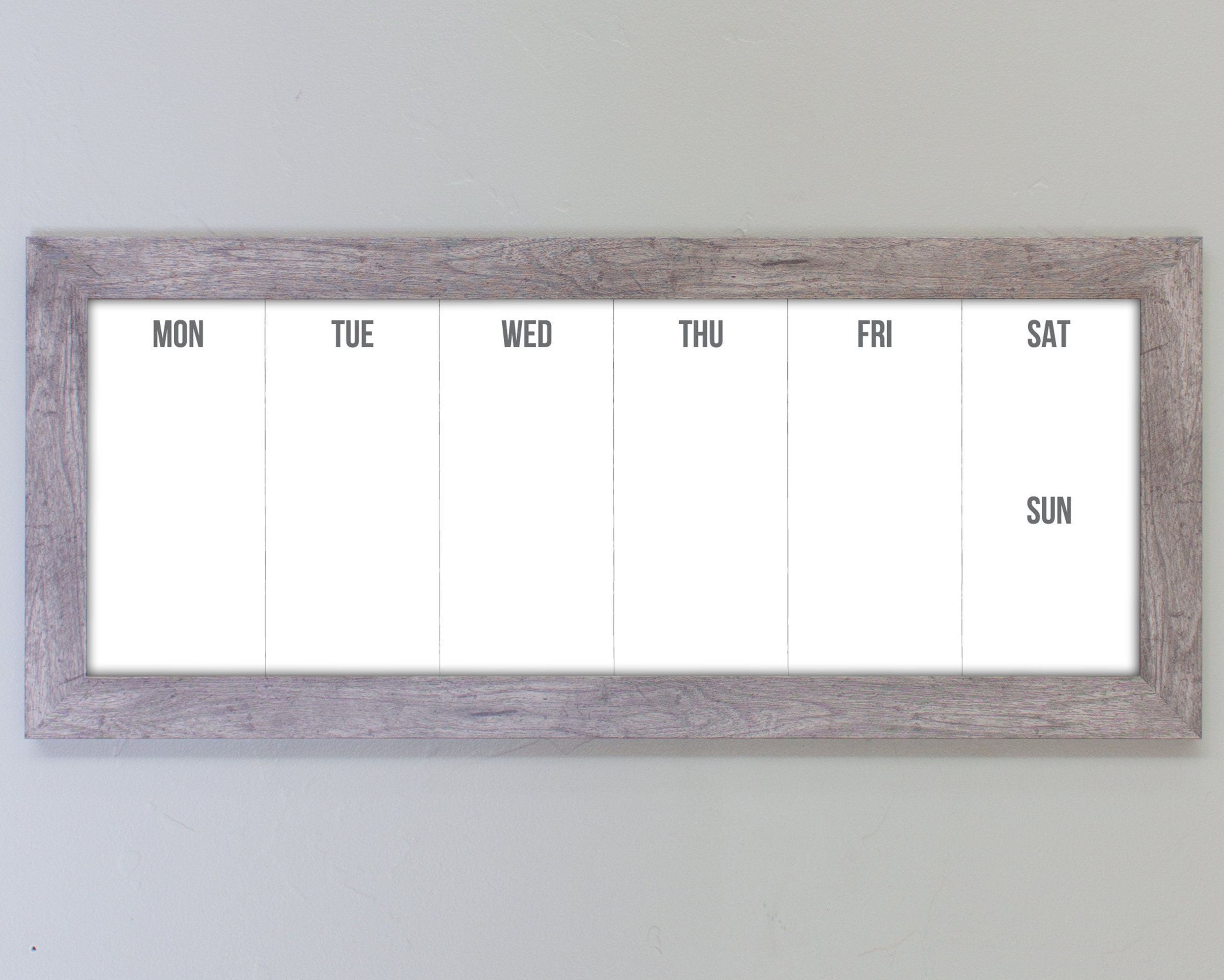 Weekly Menu Board Menu Planner 9x24 or 14x36 board | Etsy