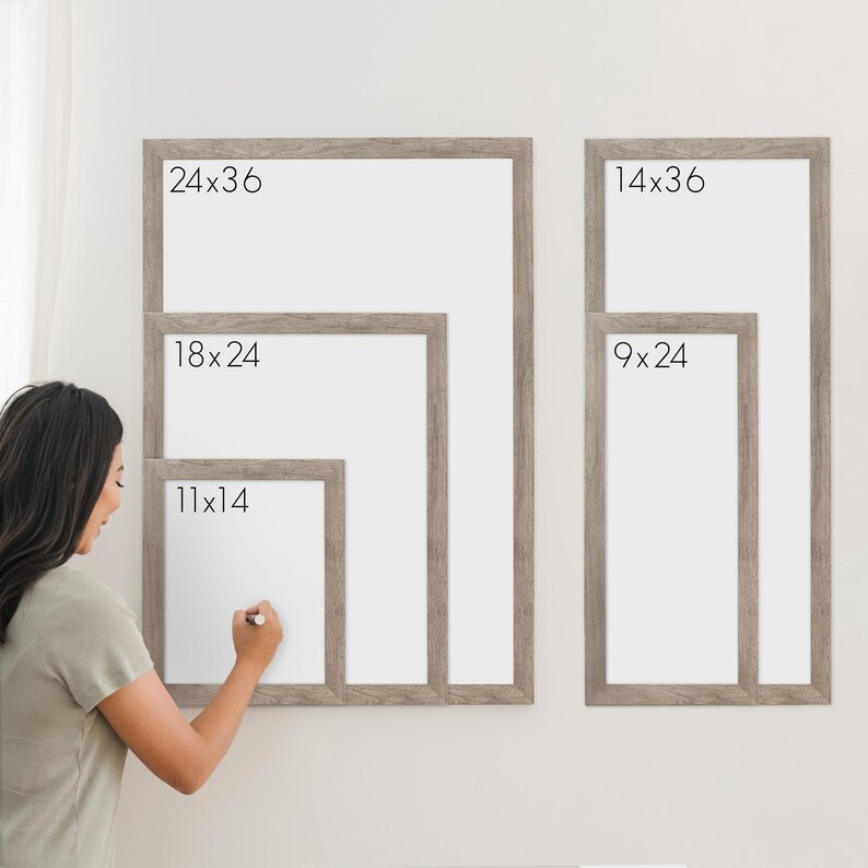 Tall Whiteboard Calendar, Minimalist Calendar , Wall Calendar, Dry ...