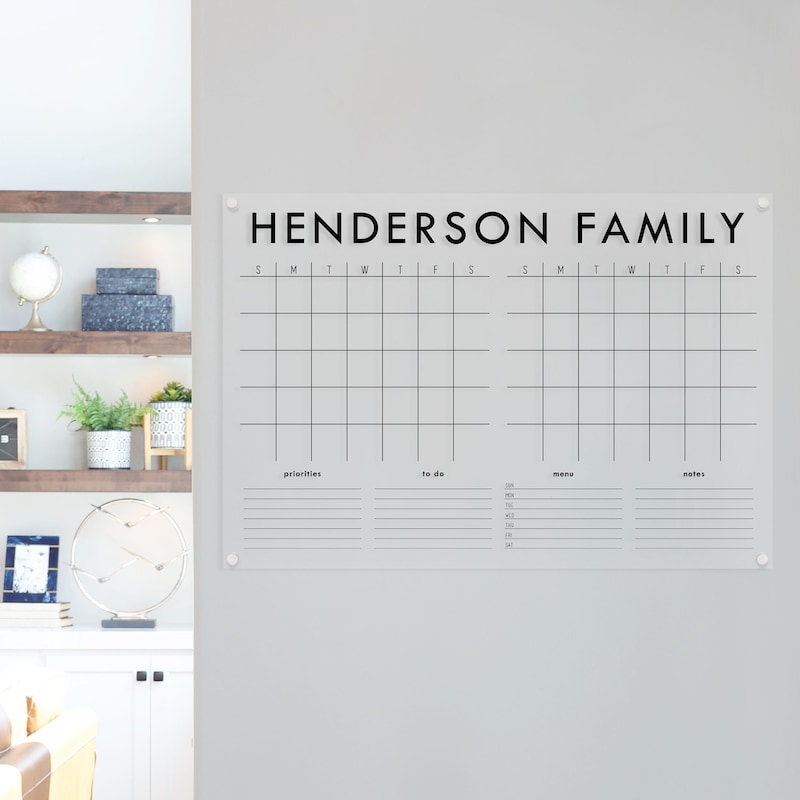 Extra Large Wall Calendar - Etsy