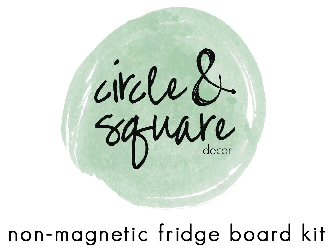 Non-magnetic Fridge Acrylic Board Kit | Circle and Square Brand Acrylic ...