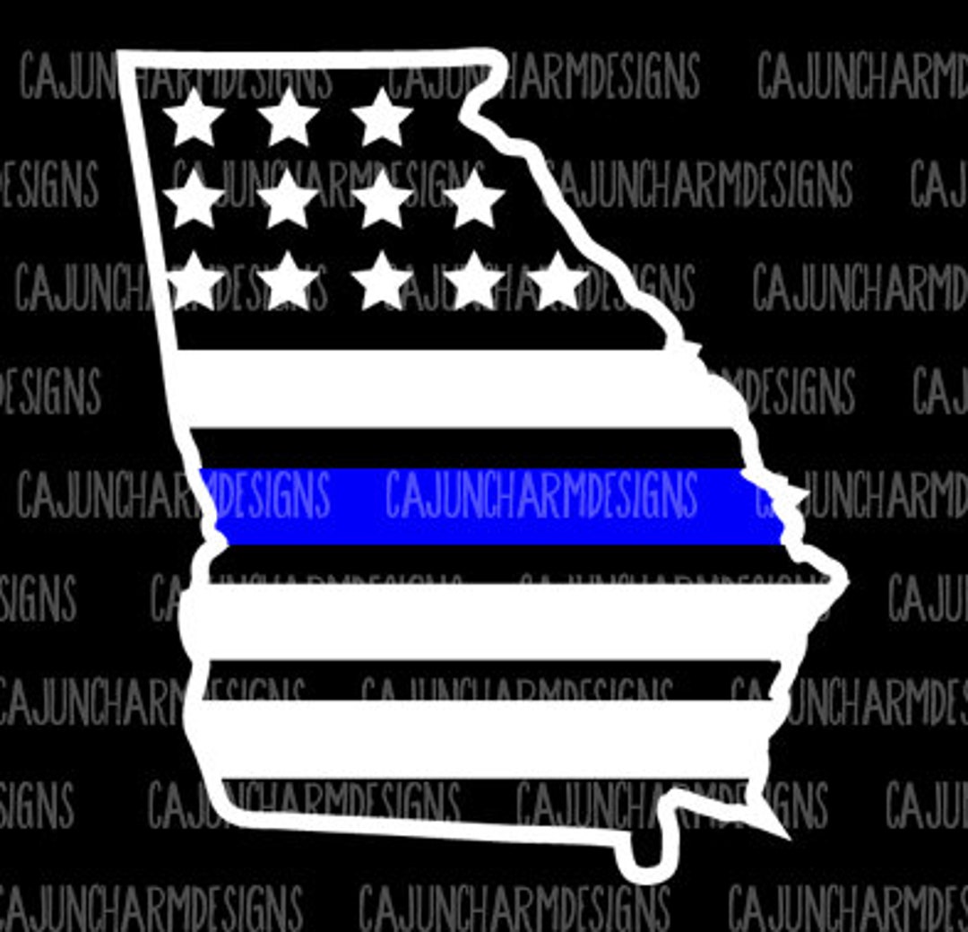 Georgia Blue Line SVG, PNG Cut File - Etsy