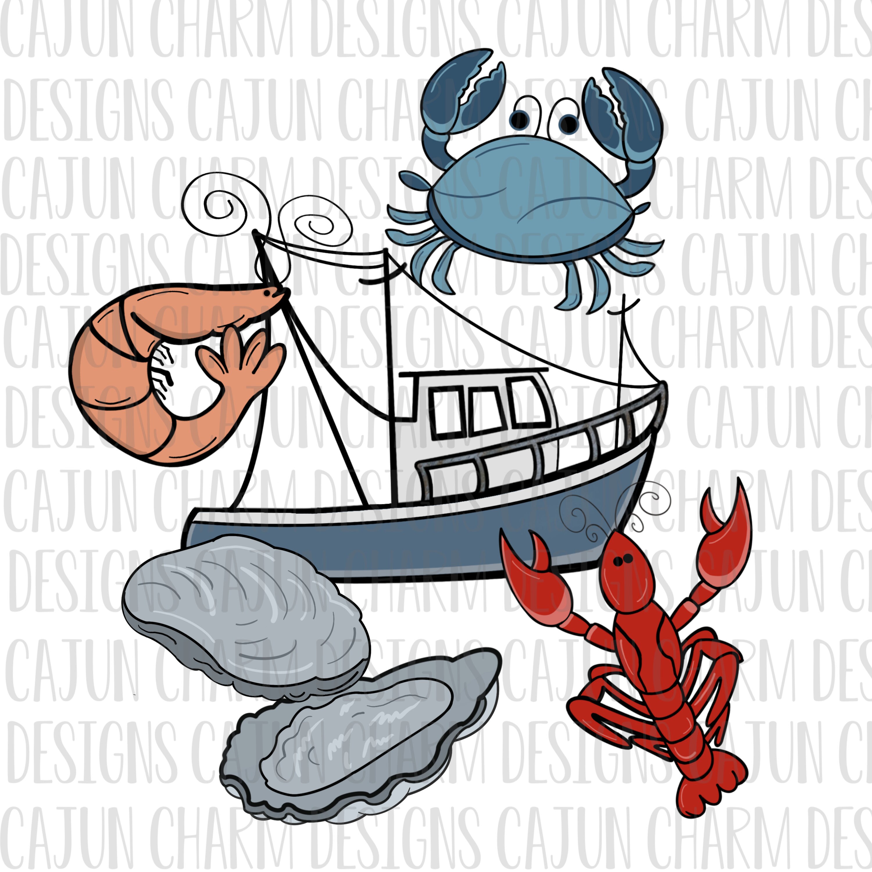 Cajun on the Bayou Elements Bundle PNG Sublimation File - Etsy