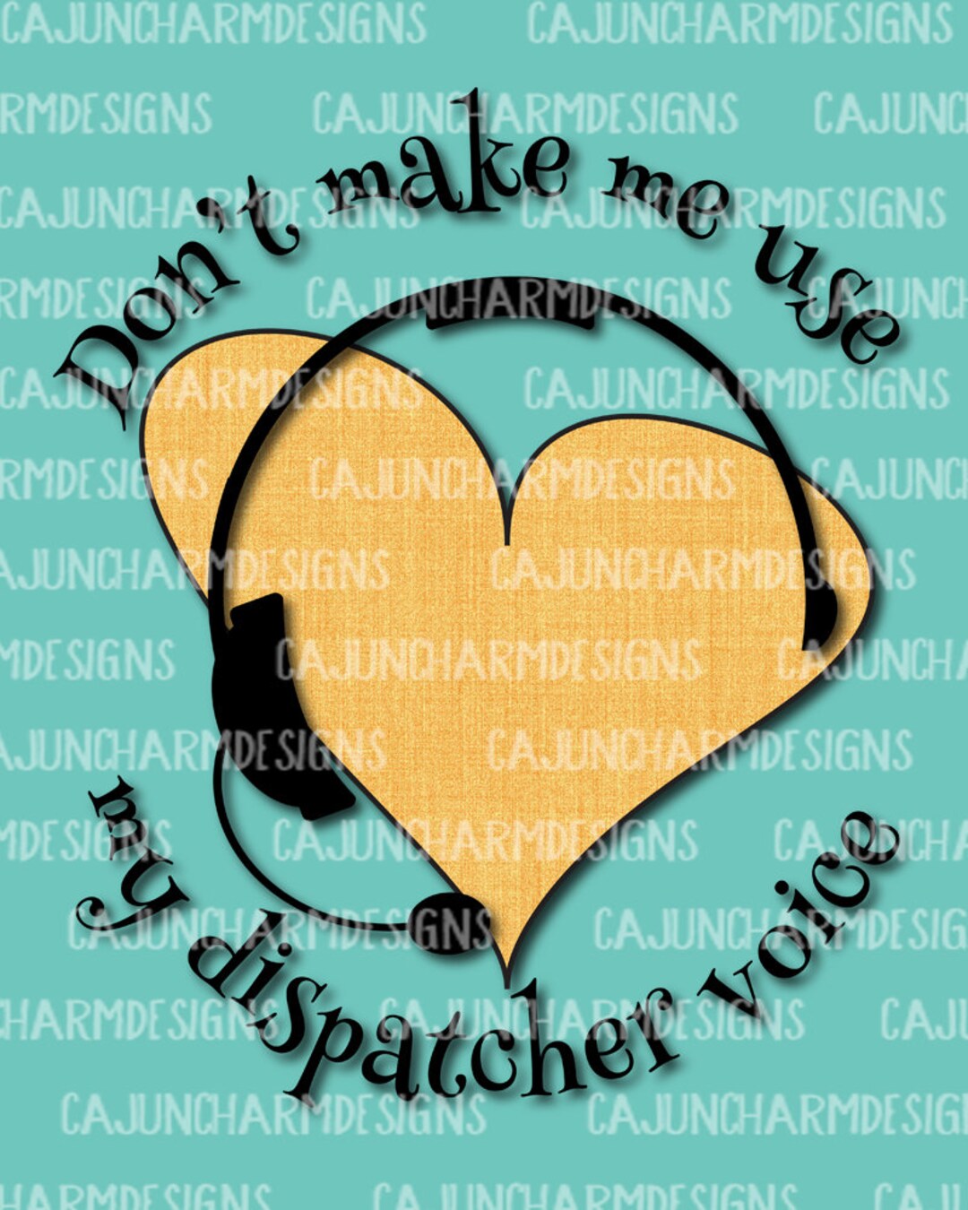 Dispatcher Voice SVG, PNG, Sublimation/cut File - Etsy