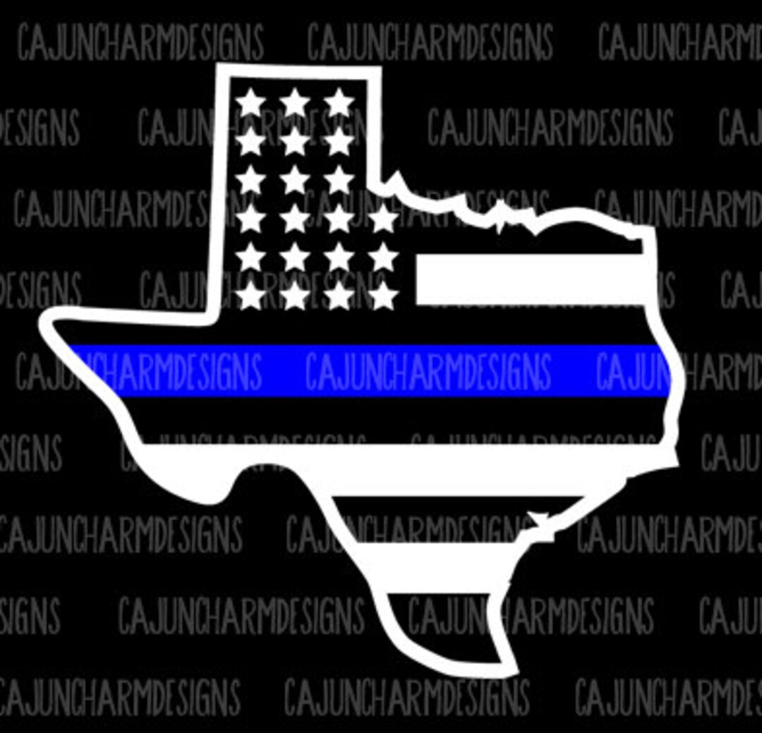 Texas Blue Line SVG, PNG Cut File - Etsy