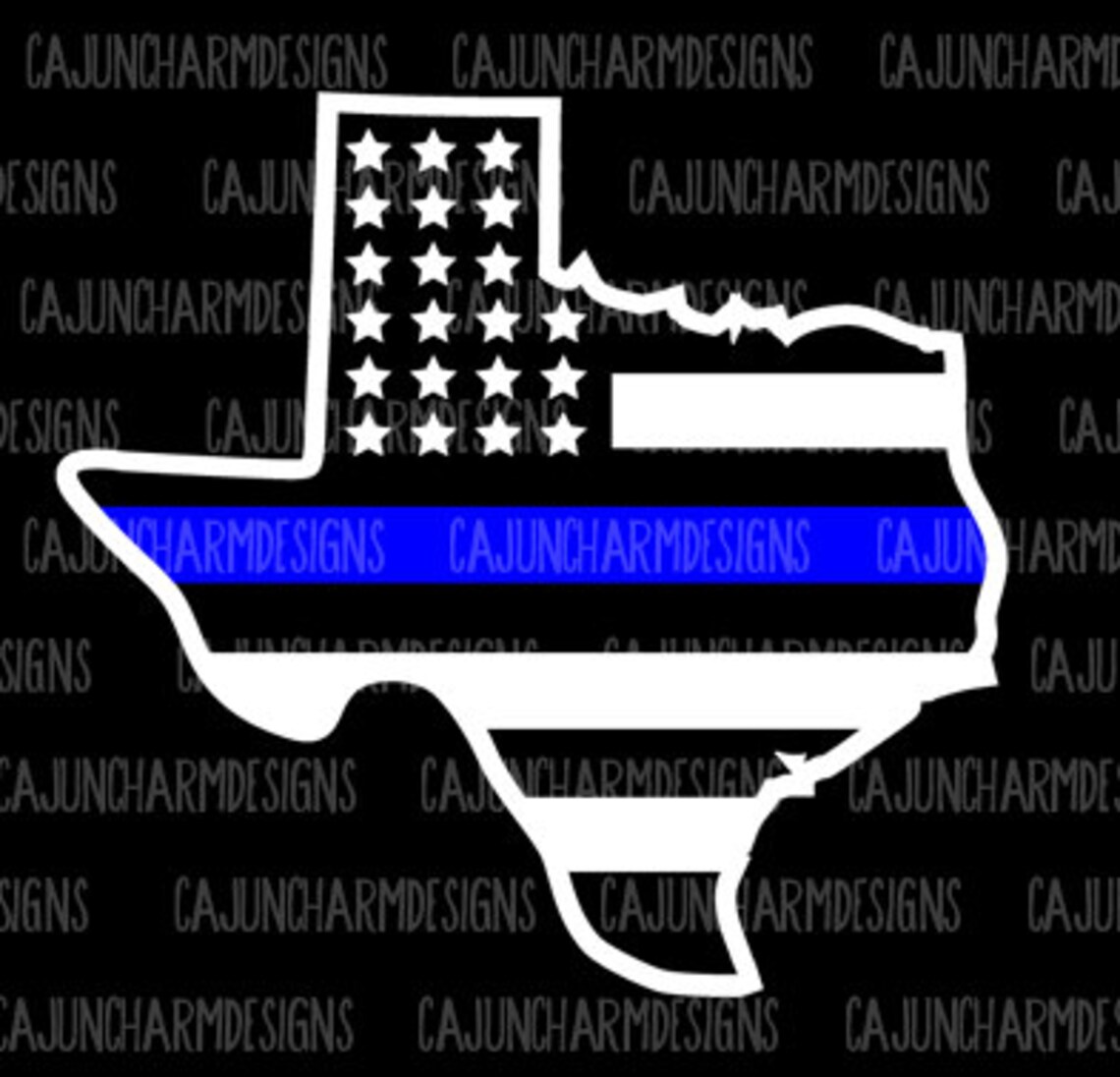 Texas Blue Line SVG, PNG Cut File - Etsy