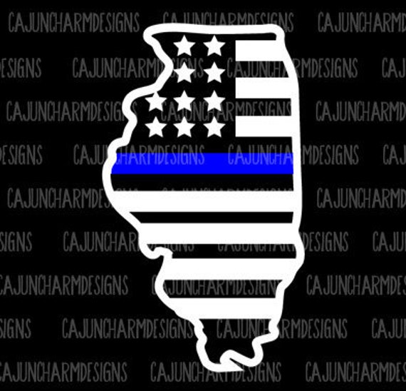 Illinois Blue Line SVG PNG Cut File - Etsy