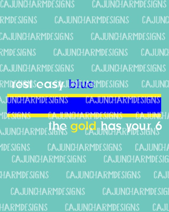 Gold Blue Line Dispatch SVG PNG Sublimation Cut File | Etsy