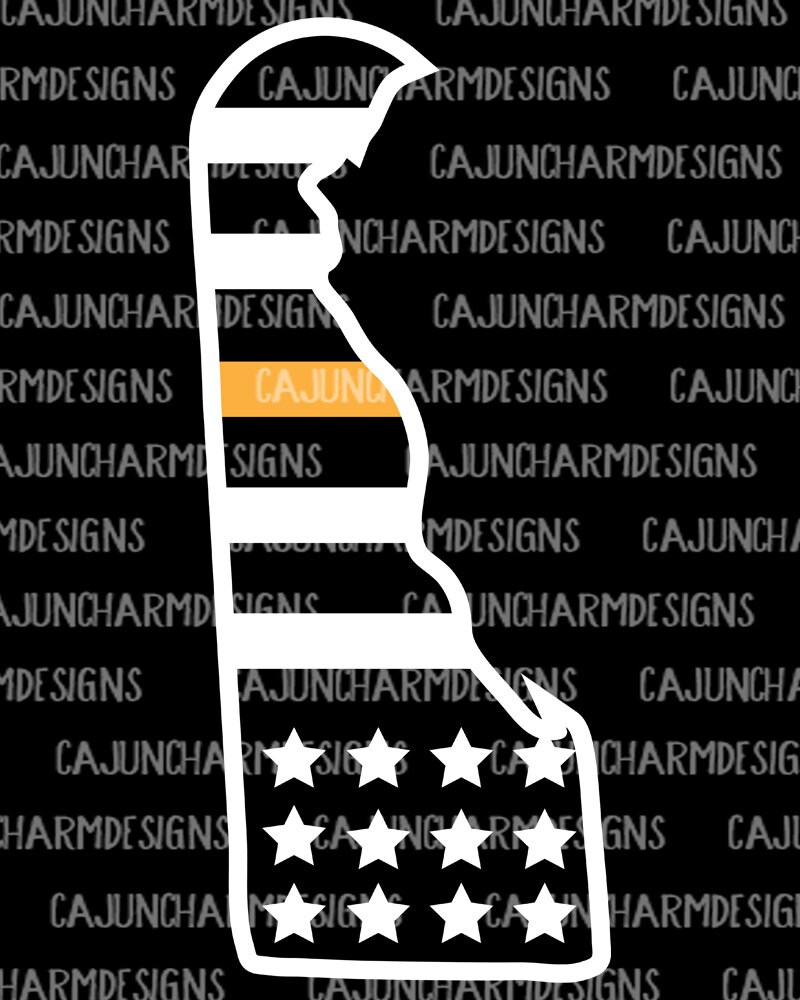 Delaware Thin Line SVG, PNG Cut File - Etsy