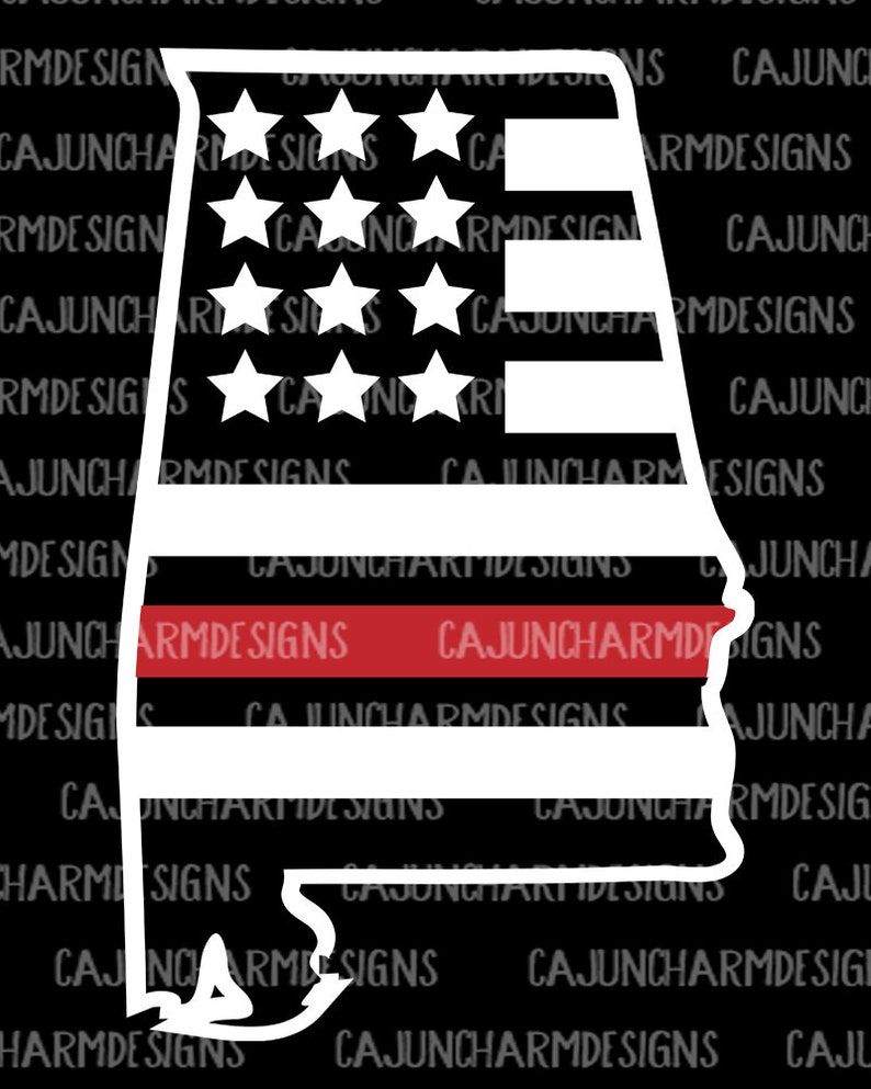Alabama Thin Line SVG, PNG Cut File - Etsy