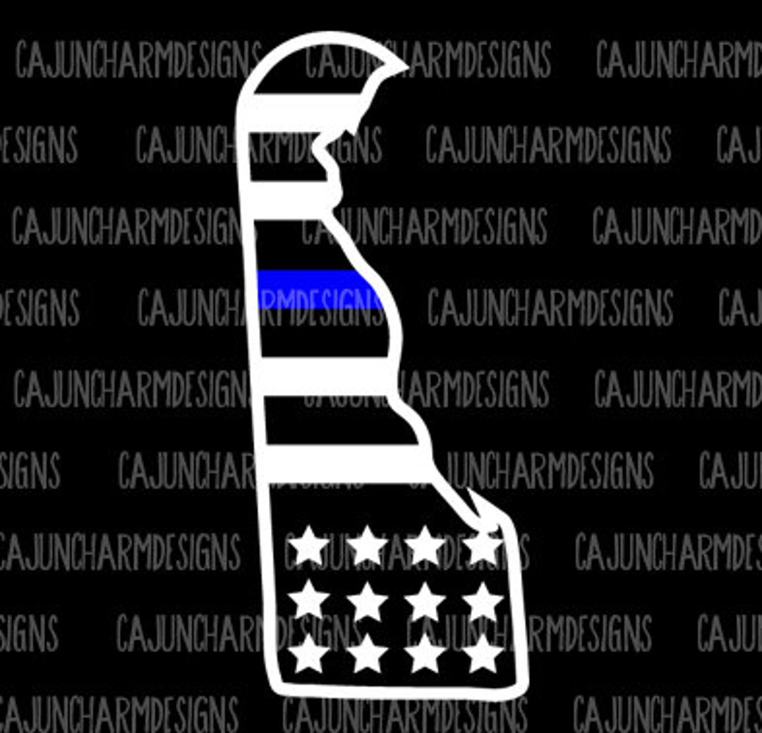 Delaware Thin Line SVG, PNG Cut File - Etsy