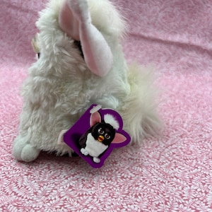 White Furby With Amber/brown Eyes-free Shipping - Etsy