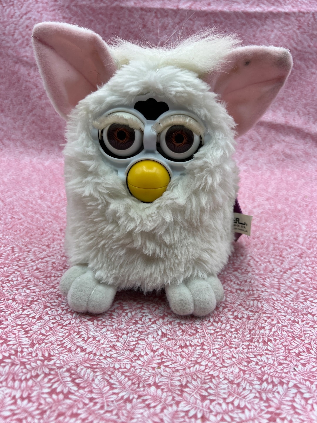 White Furby With Amber/brown Eyes-free Shipping - Etsy