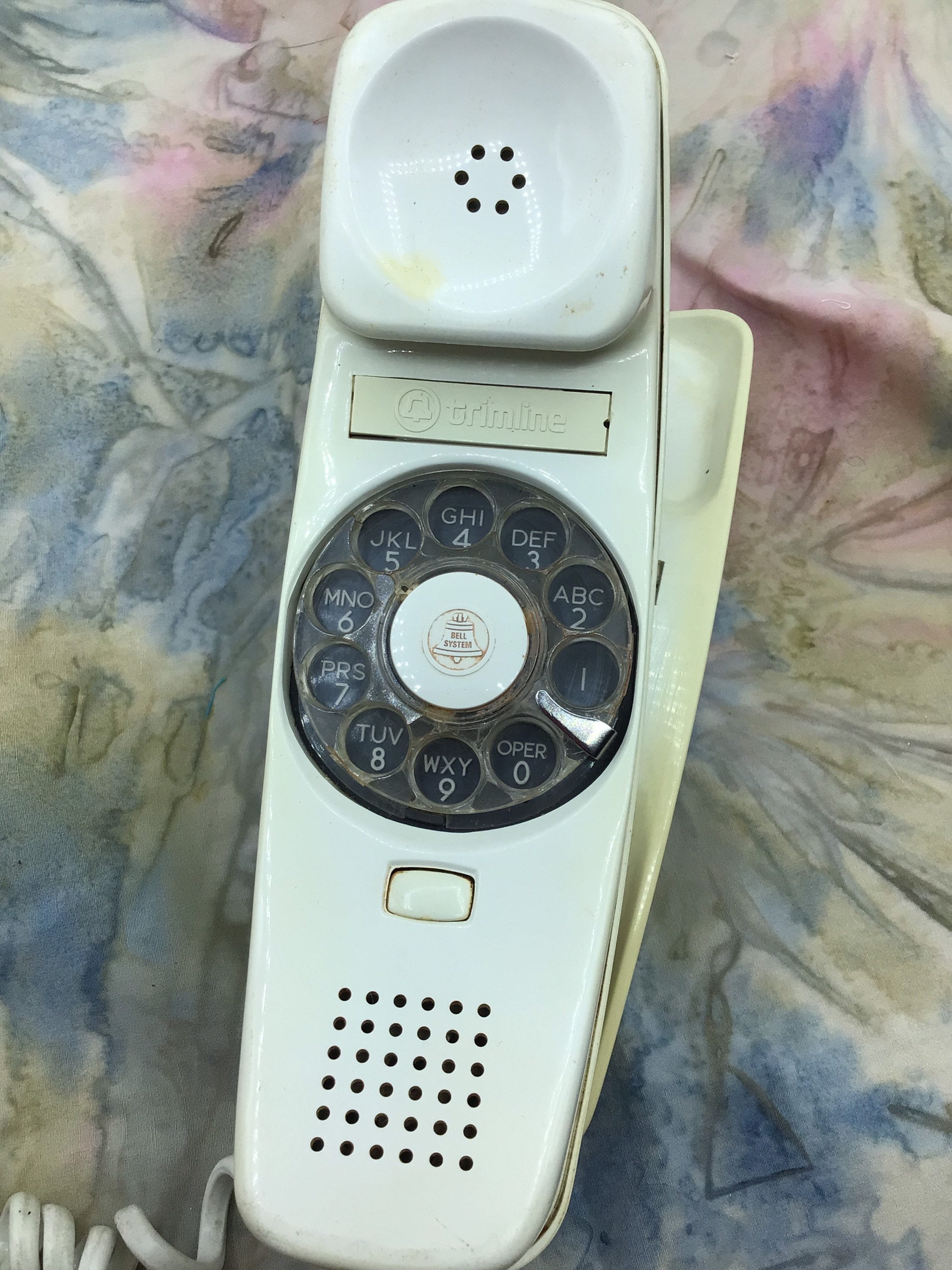 Cream Colored Trimline Rotary Telephone - Etsy