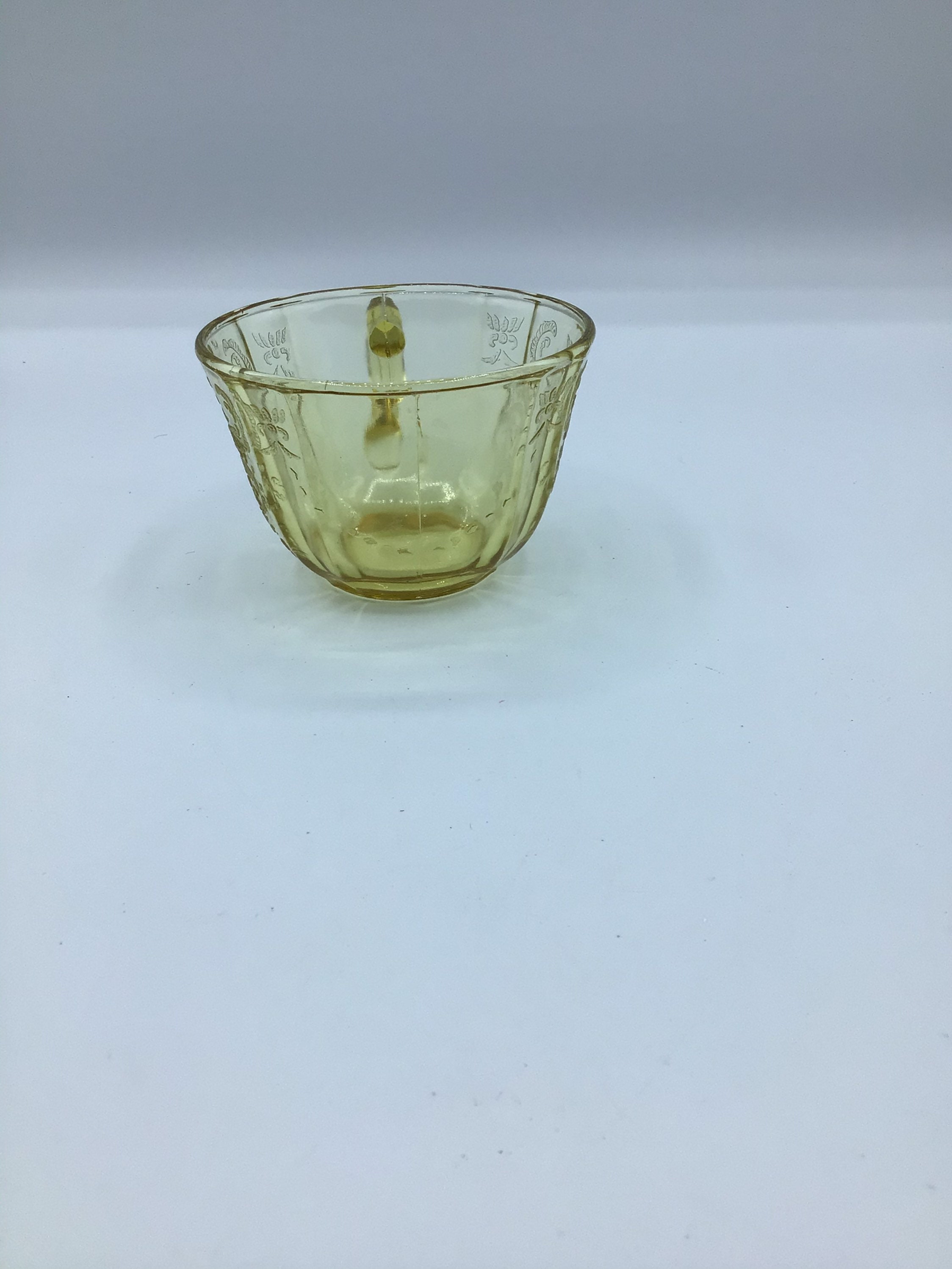 Federal Glass Madrid Pattern Glass Cup - Etsy