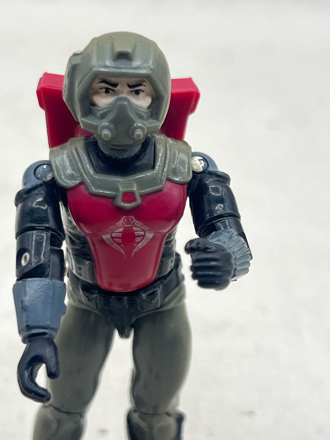 Vintage 1985 GI Joe Eel Cobra Frog With Backpack and Flippers and Gun ...