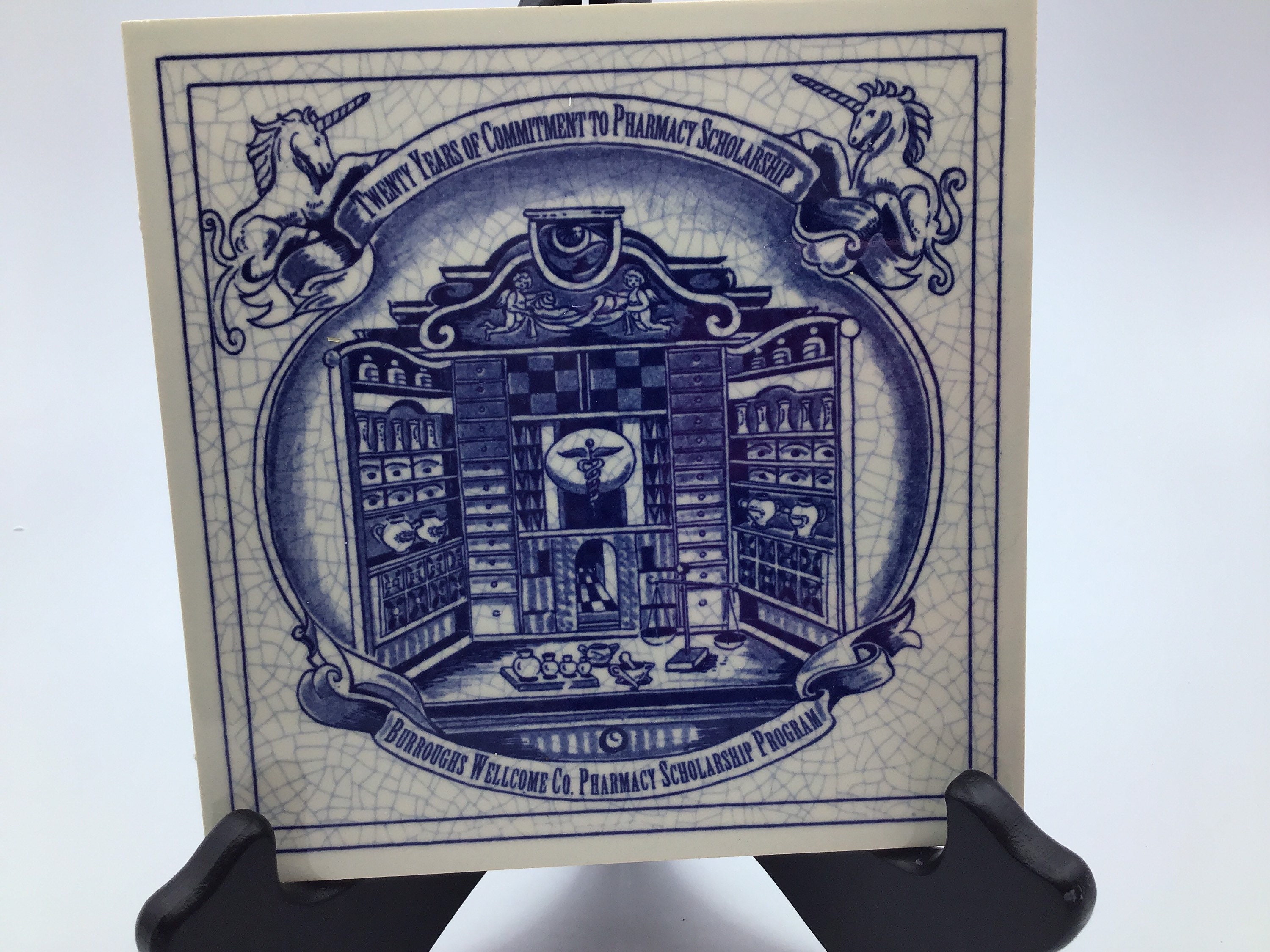 Pill Tile replica c.1993 Apothecary pharmacy scholarship | Etsy