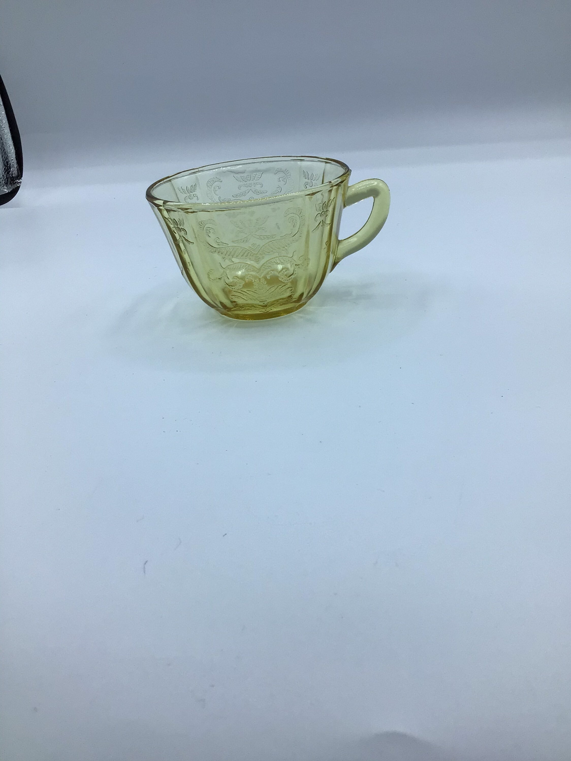 Federal Glass Madrid Pattern Glass Cup - Etsy