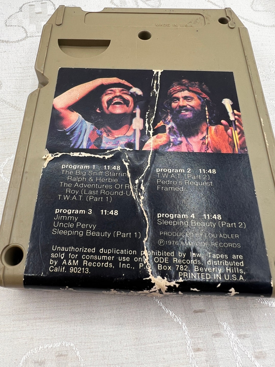 Chech & Chong 8 Track- Sleeping Beauty- Free Shipping - Etsy