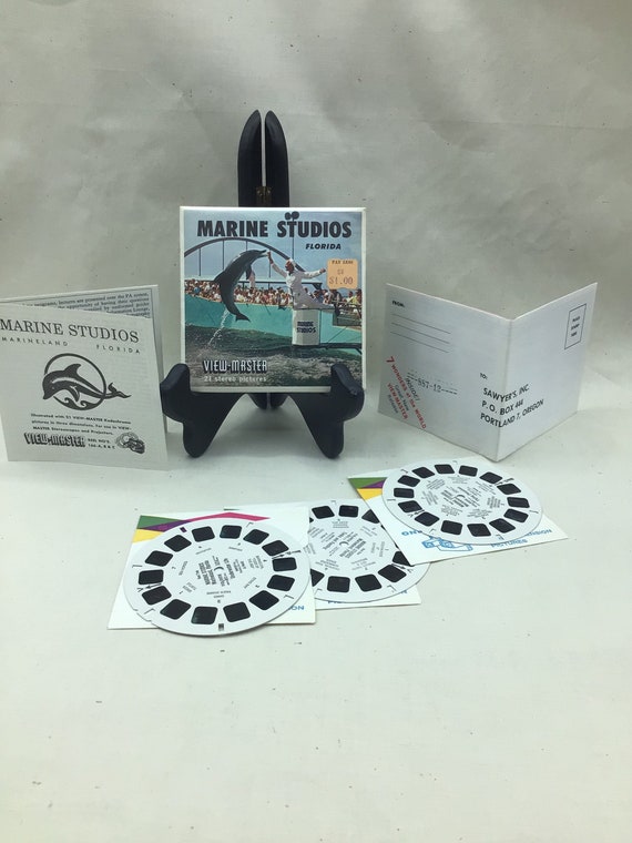 View-Master Set Marine Studios with 3 reels and brochure | Etsy