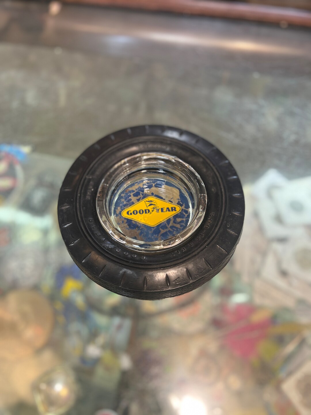 Vintage Goodyear Tire Ashtray: Automotive Advertising Decor - Etsy