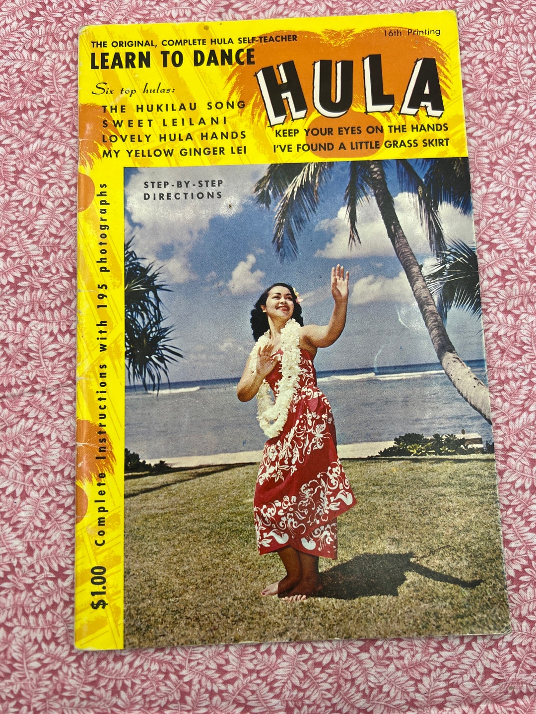 Vintage Learn How to Hula Book From 1970-free Shipping - Etsy