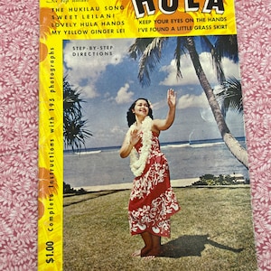 Vintage Learn How to Hula Book From 1970-free Shipping - Etsy