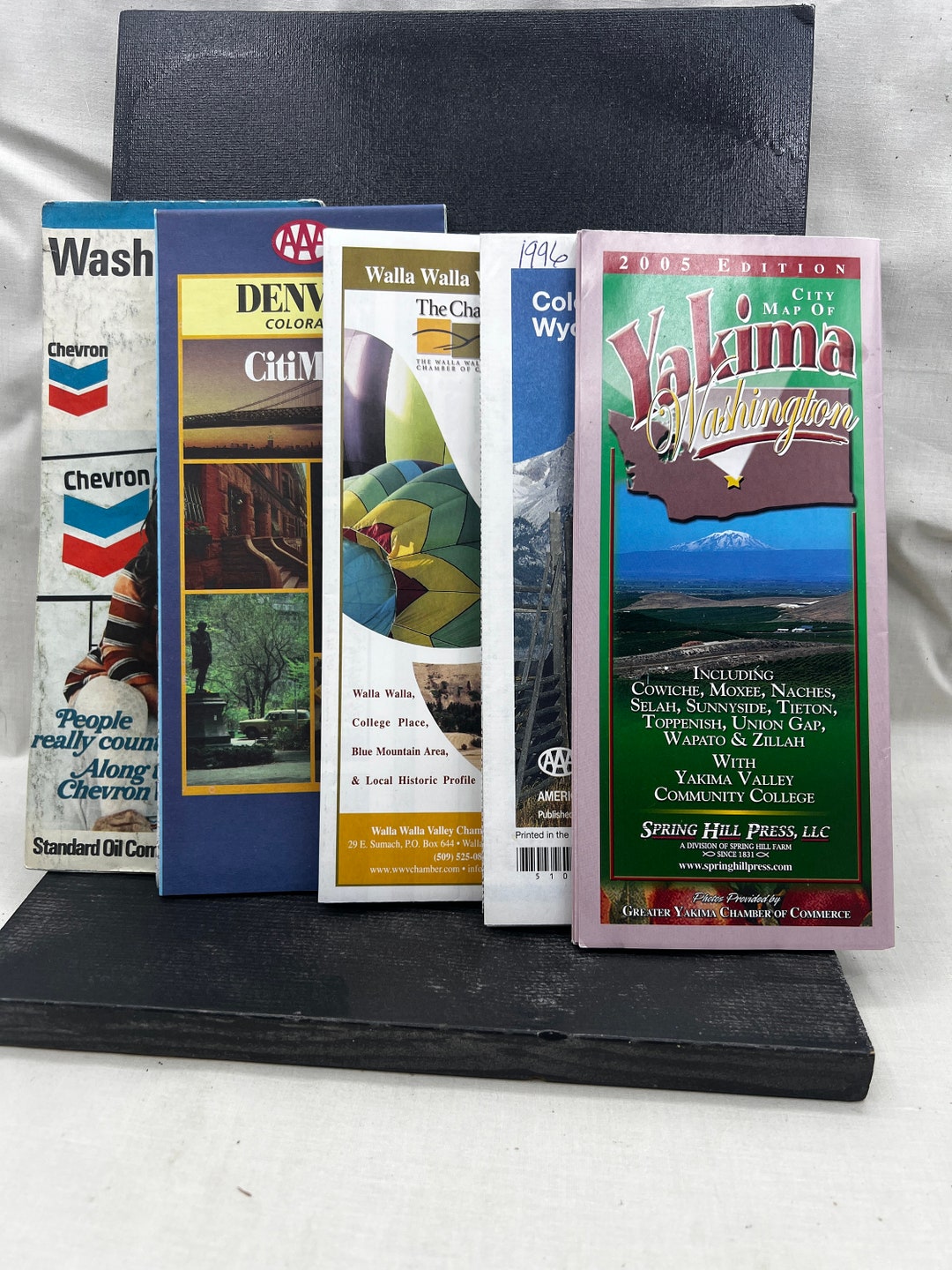 Vintage Paper MAPS! Lot of 5 PNW Used Maps- Free Shipping - Etsy