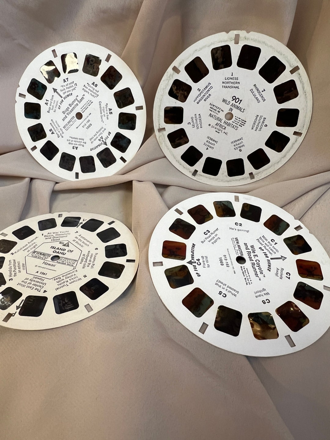 Four Older Viewmaster Mixed Lot Reelswile E. Coyote & the Roadrunner ...