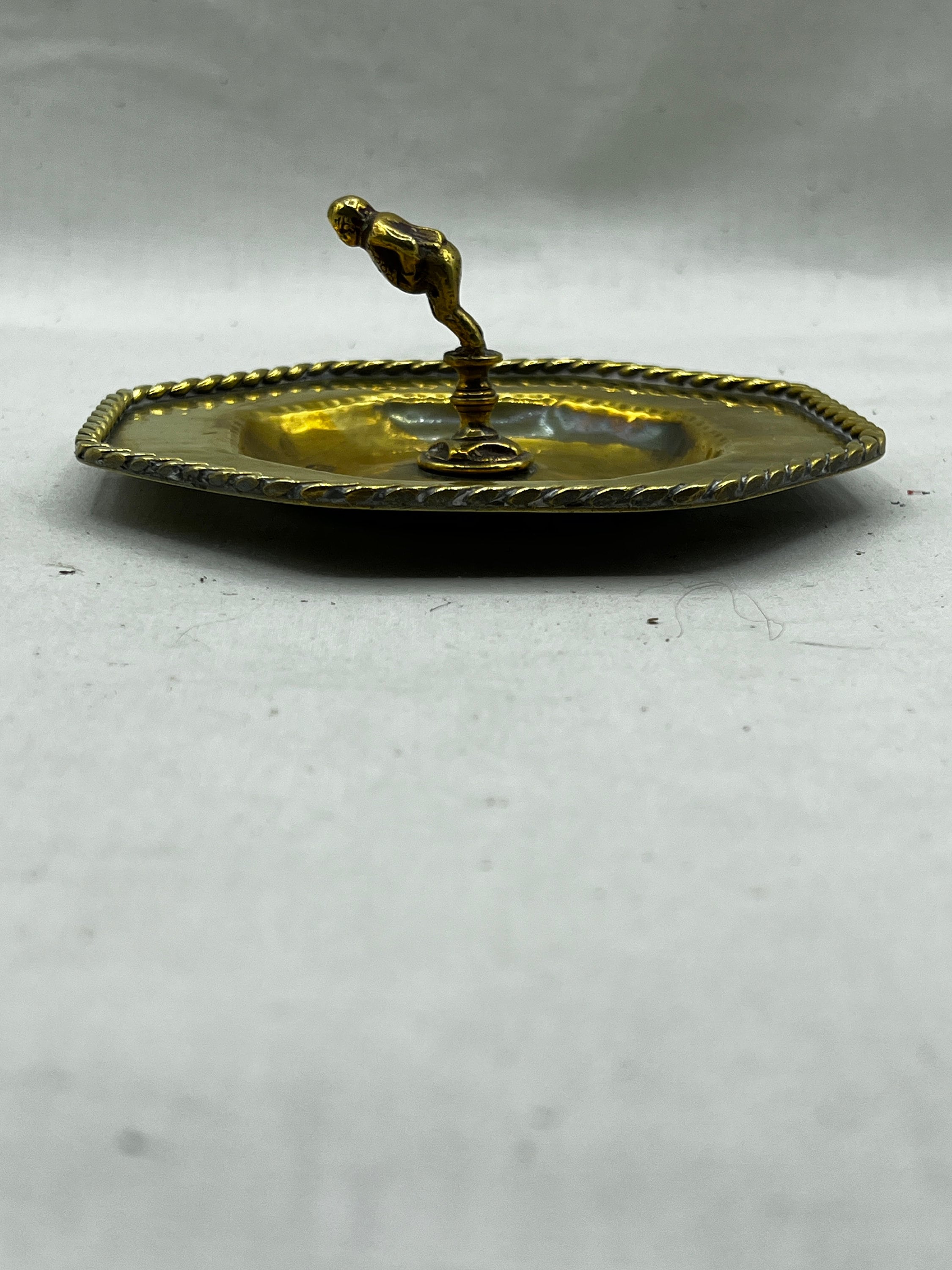 Vintage Brass Pipe Ashtray With Man for Knocker - Etsy