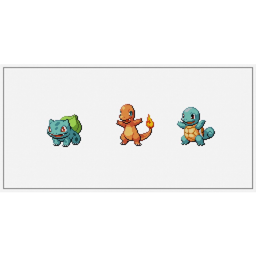 OG Pokemon Starters - Etsy