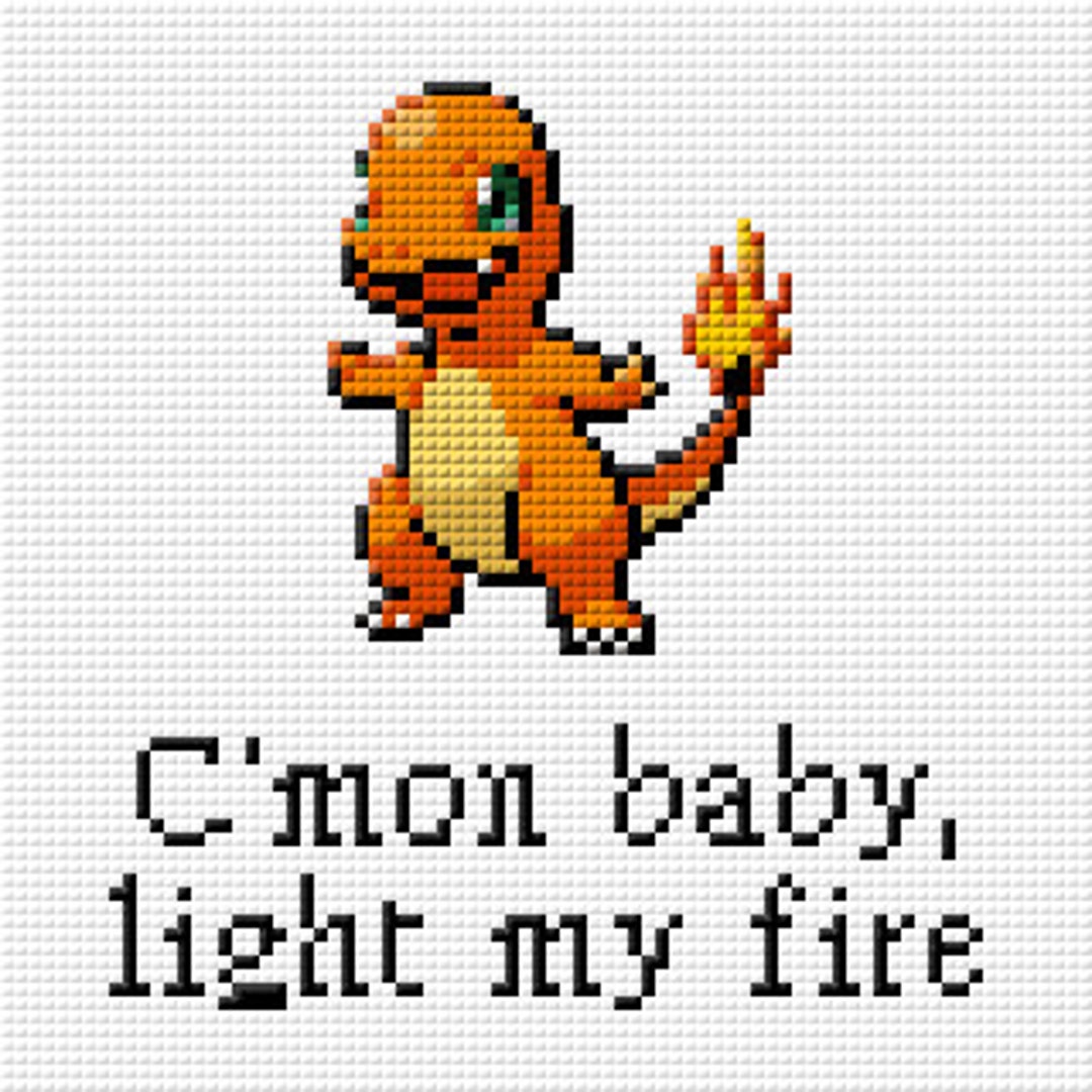 Charmander Light My Fire - Etsy