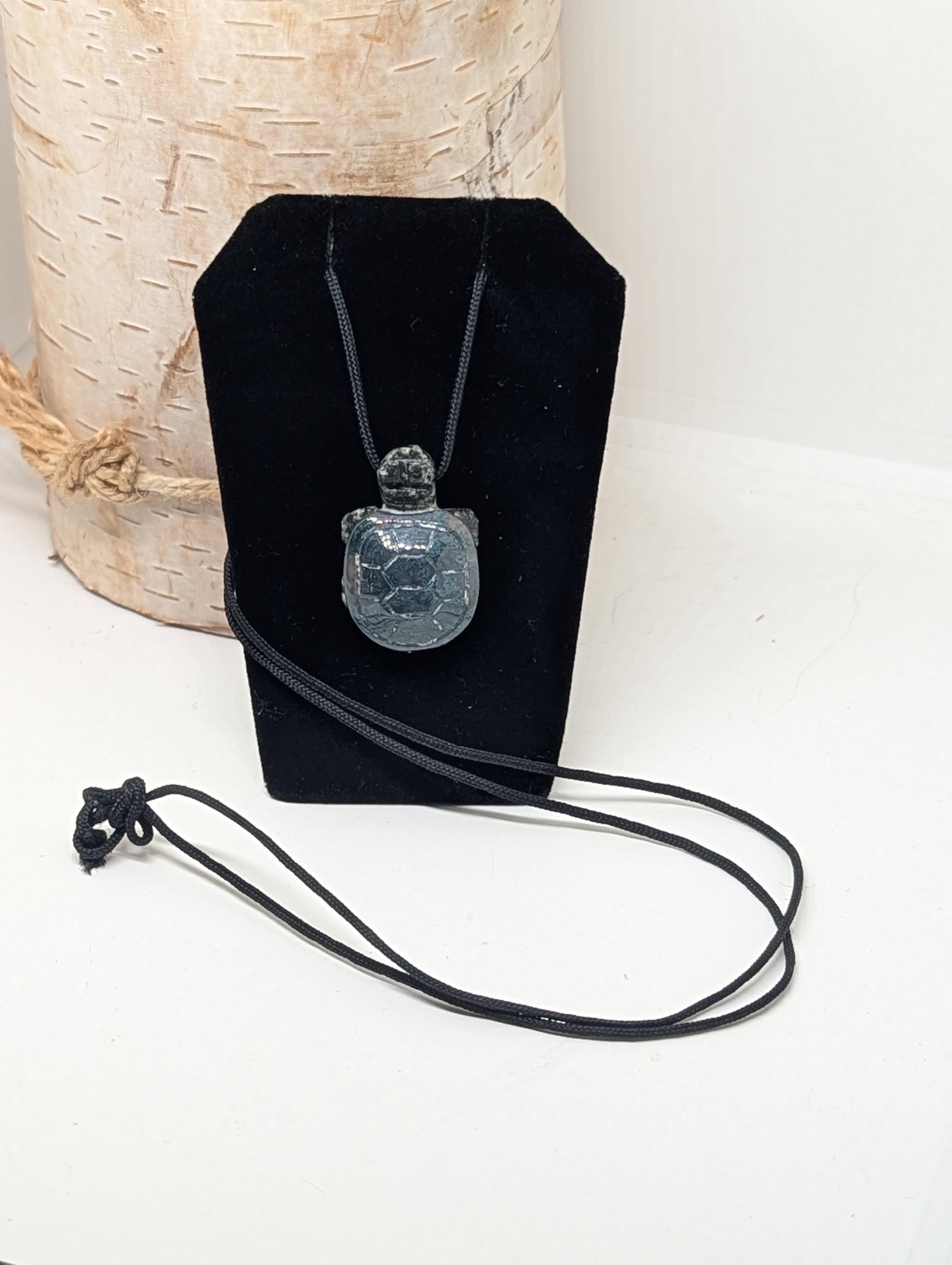 Stone Turtle Pendant Etsy