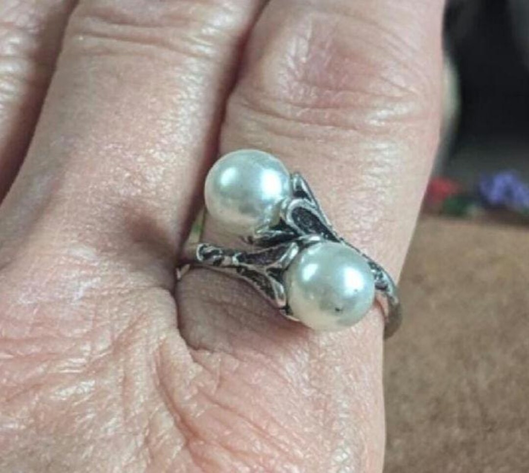 Game of Thrones Daenerys Targaryen Flower Pearl Ring SZ 9 - Etsy