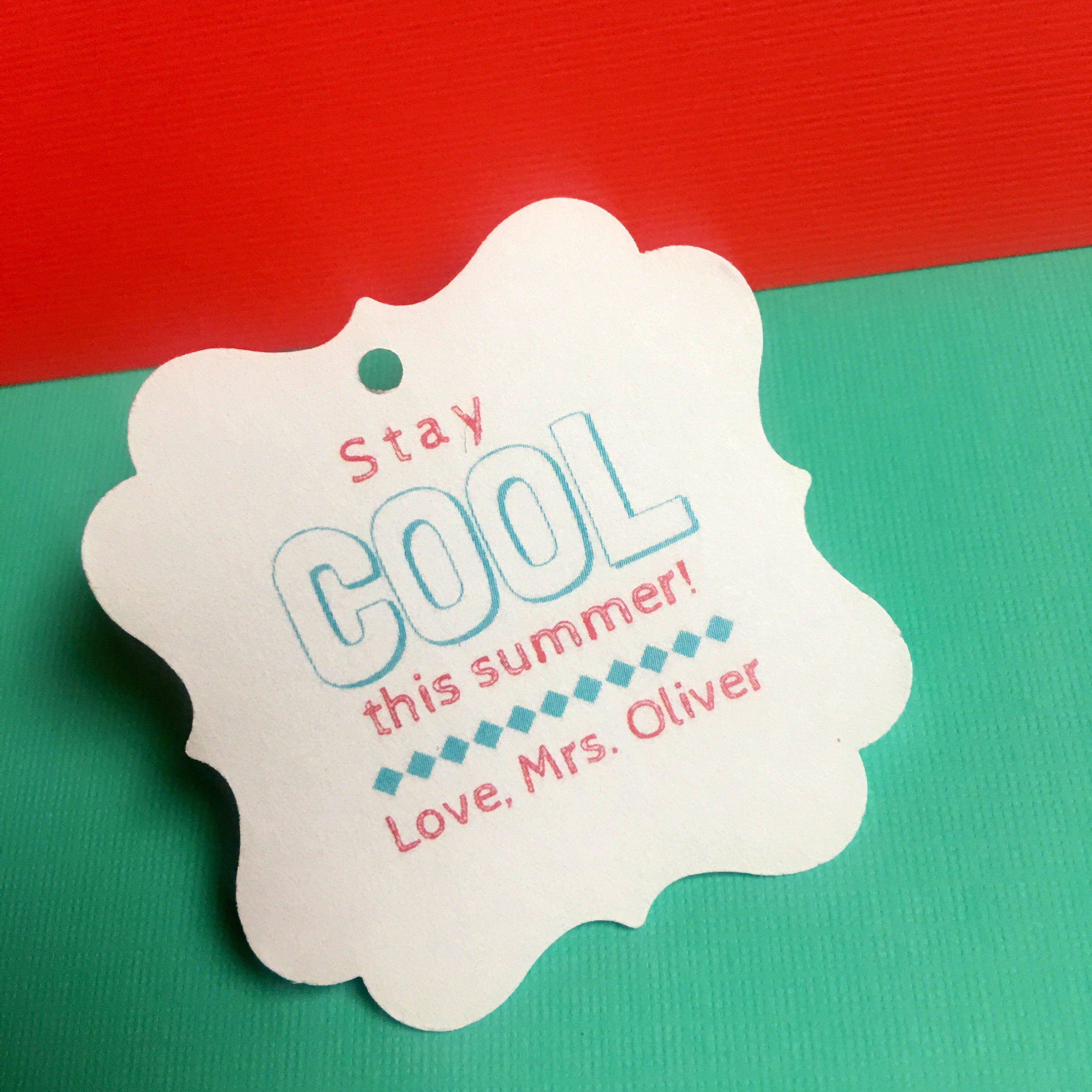 Teacher Tags End of School Year Favor Tags Favor Tags Sweet | Etsy