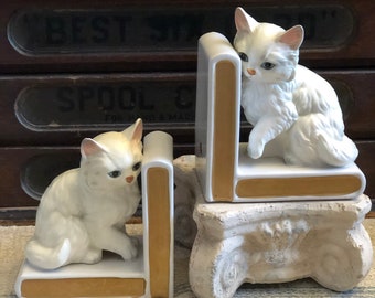 Cat Bookends | Etsy