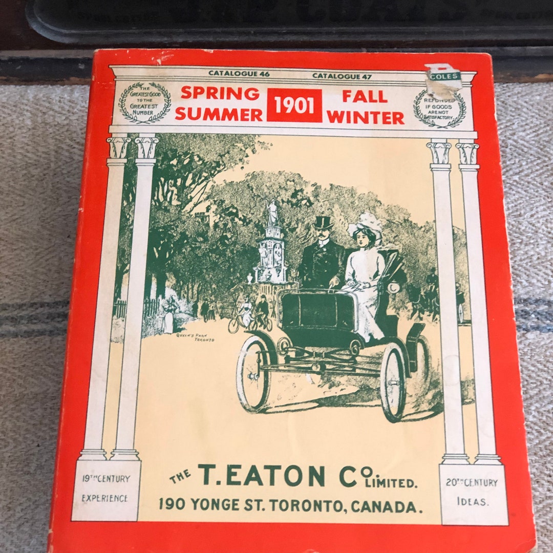 Vintage 1970 reprint of the Timothy Eaton Company Limited 1901 ...