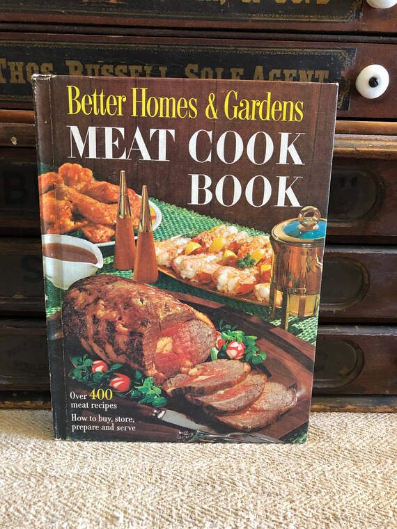 Vintage Better Homes & Gardens Meat Cook Book Ninth Printing | Etsy