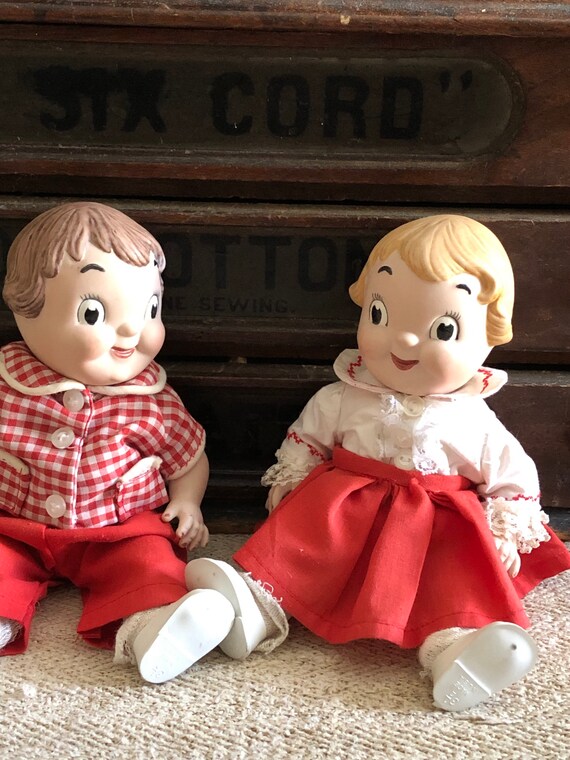 Vintage Campbell Soup kid Doll Unmarked 10" Tall - campestre.al.gov.br