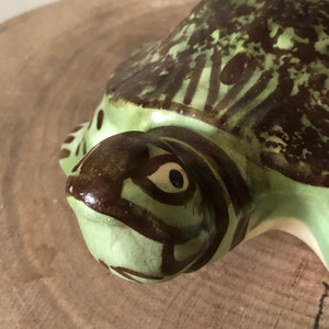 Gorgeous Vintage Brush Mccoy Pottery Turtle Figurine. Please READ ...